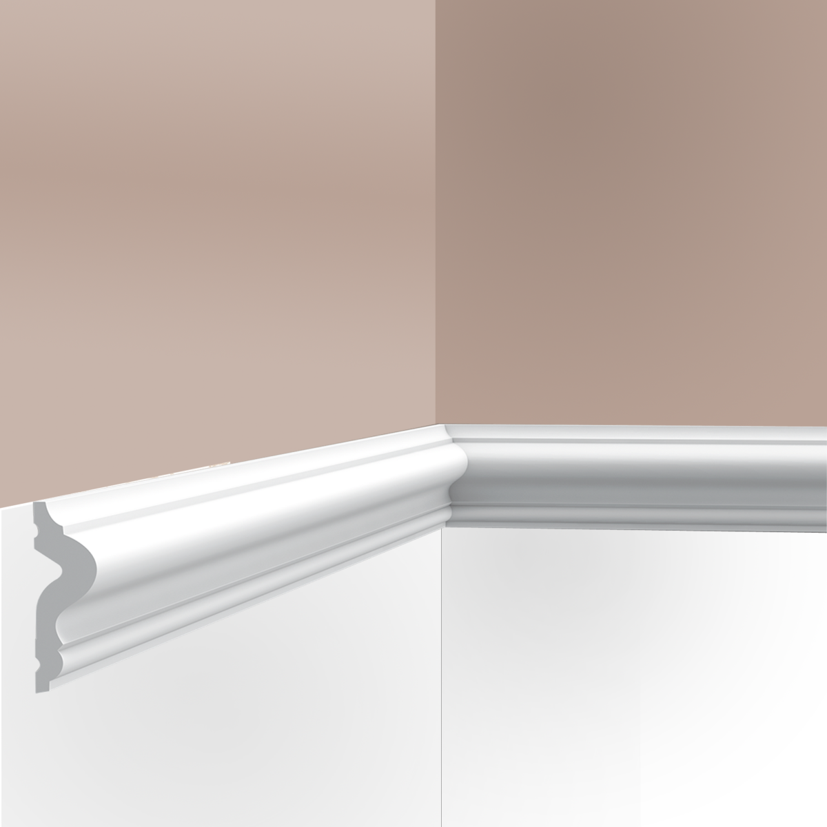 Cimaise , Moulure Cimaises et Plus M05 - 5x1,7x200cm (h x p x L ...