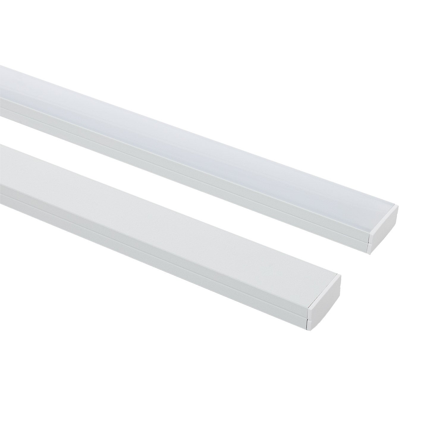 Ledkia Perfil Aluminio Superficie para Tira LED hasta 20 mm con Tapa ...