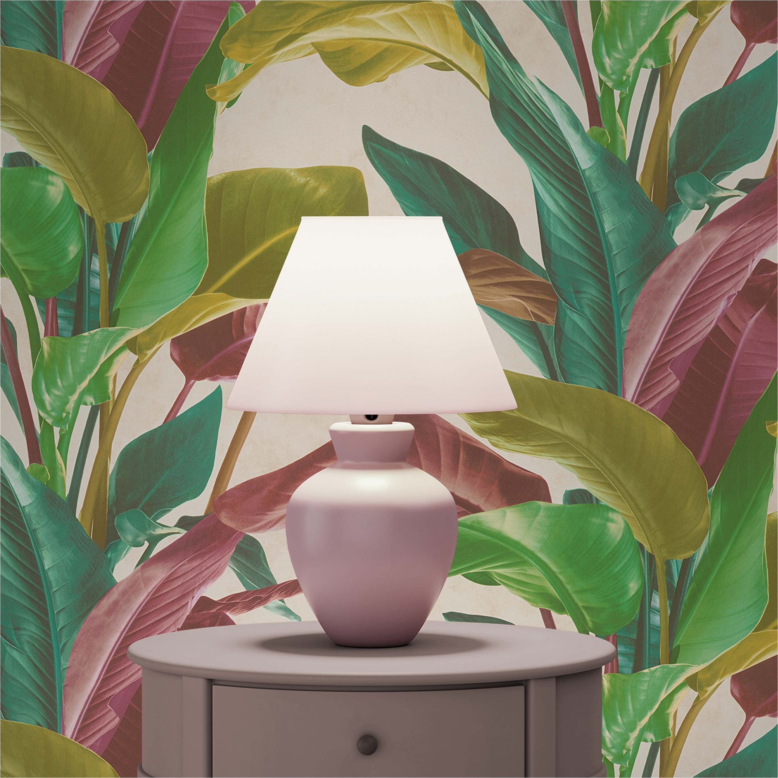 Papier Peint Forêt et Feuilles M1-No.615 Coloré Vert Papier peint à ...