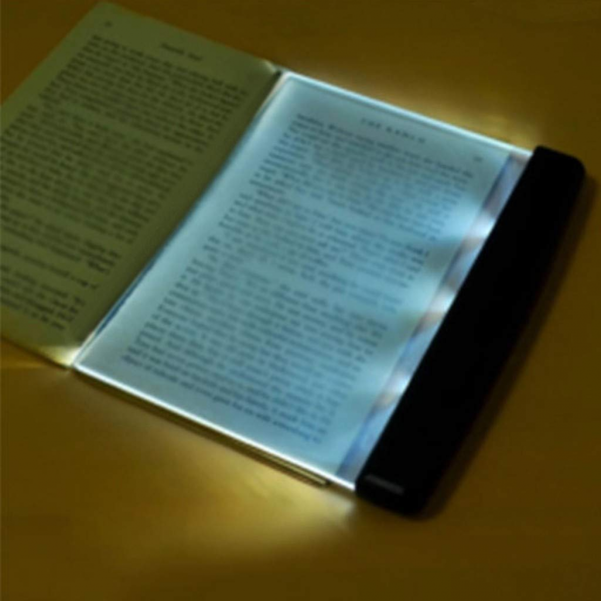 Lampe de lecture sans fil pour lit - LED transparente,marque-page ...