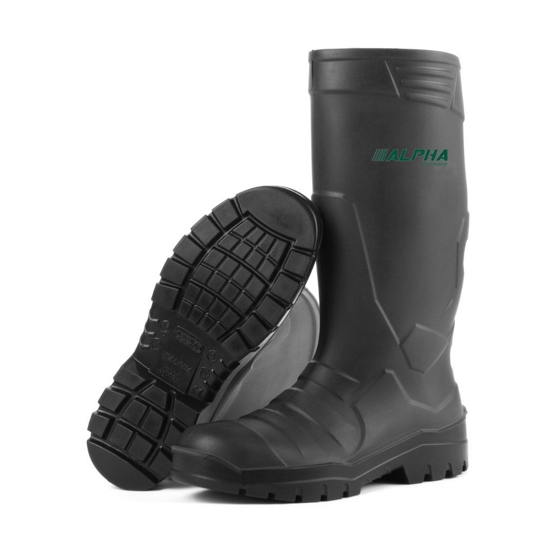 Botas de agua Impermeables Dikamar Alpha Negro/Negro EU 45 | Leroy Merlin