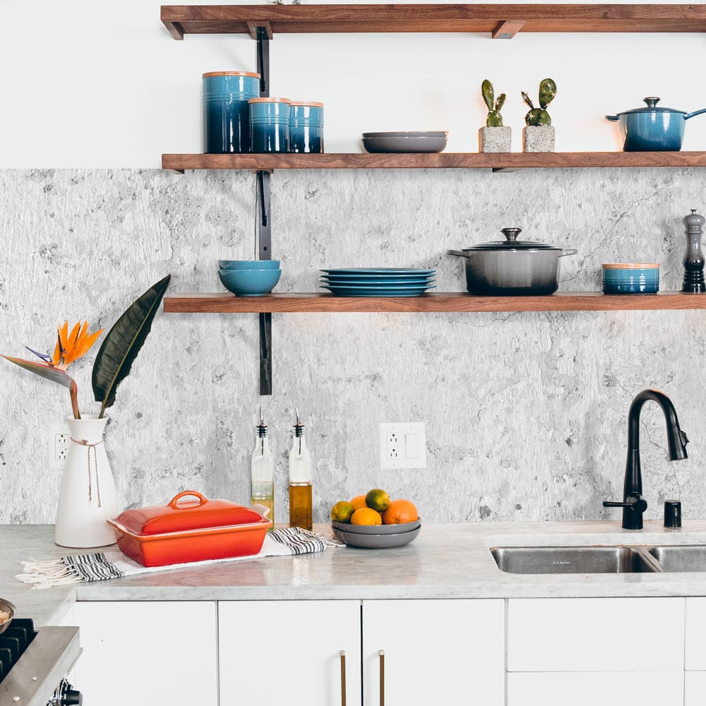 Crédence Adhésive Béton - 300 x 60 cm | Leroy Merlin