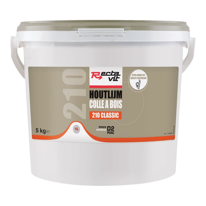 Colle à bois classic 210 - Contenance : 5 kg - RECTAVIT | Leroy Merlin
