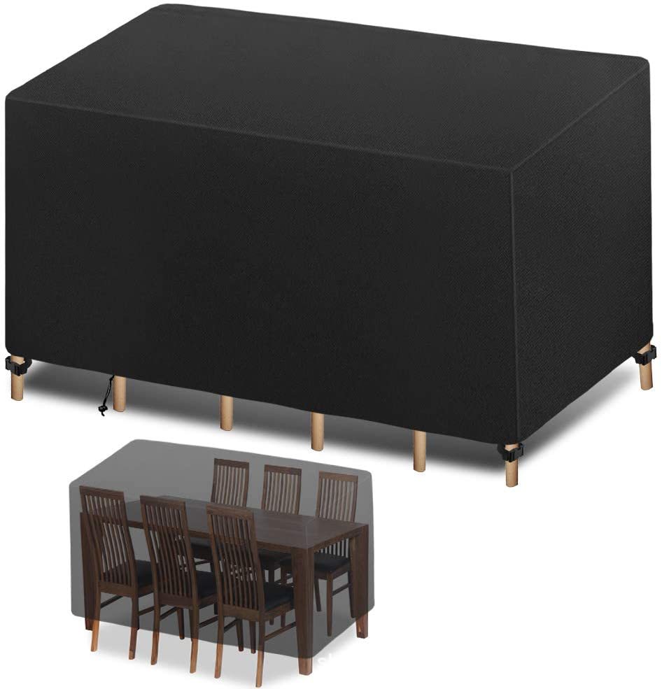 Housse Table Jardin Rectangulaire Housse de Protection pour Salon de ...