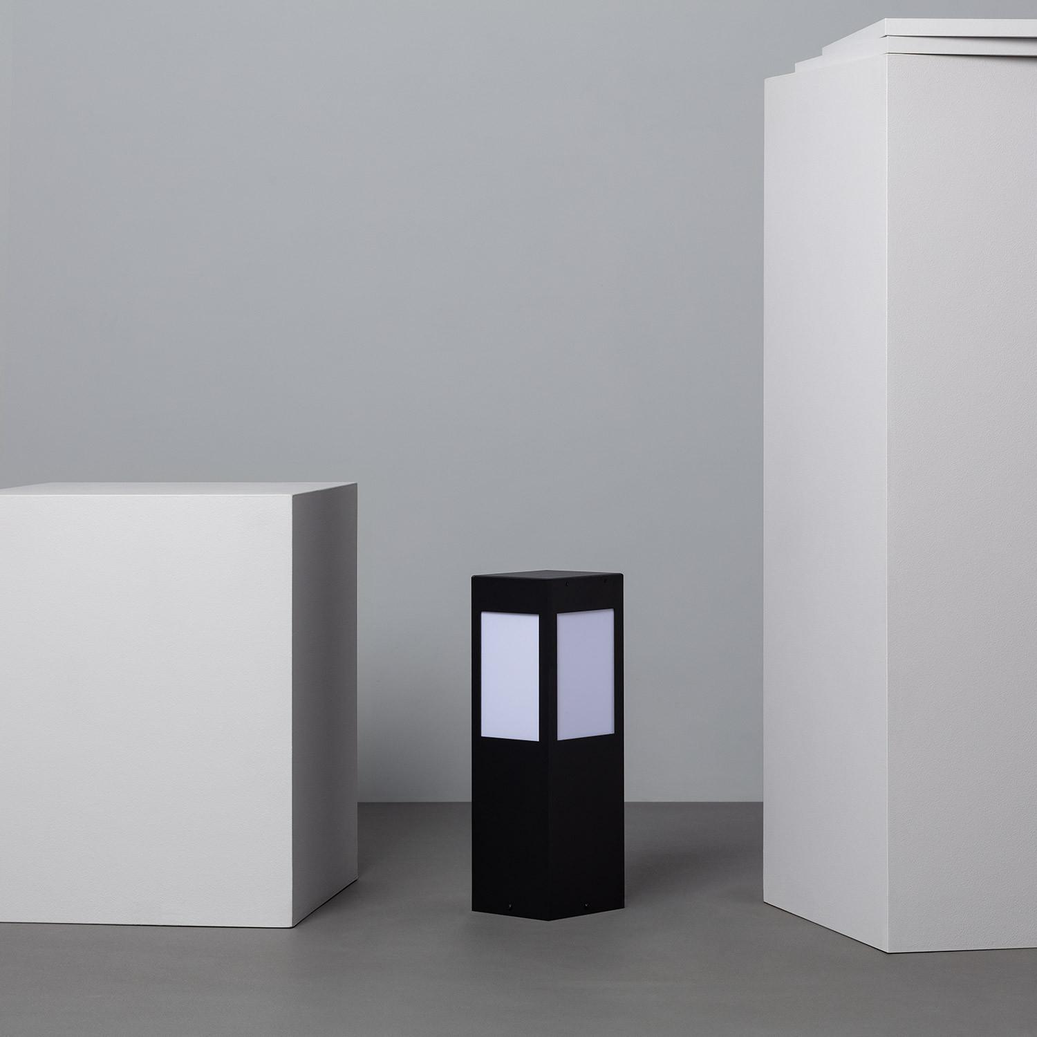 Ledkia Baliza Solar Exterior LED Superficie Pie 40cm con Detector de ...