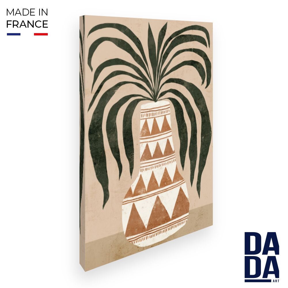 Toile Plante en pot / 50x70cm / Fabriqué en France / DADA ART | Leroy ...