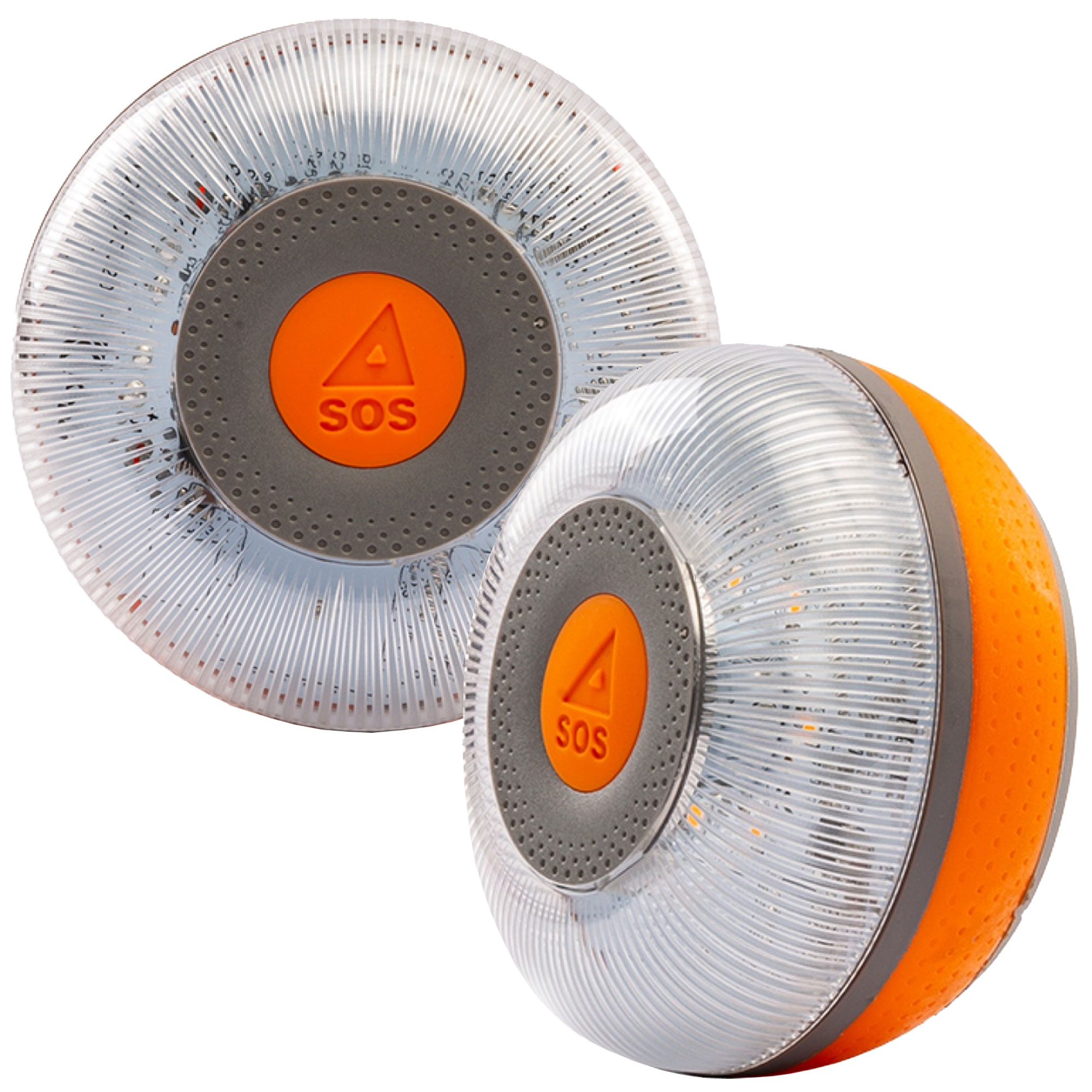 FlashLED SOS 2 unidades Luz de Emergencia V16 Conectada Homologada, Autorizada por la DGT, con ...