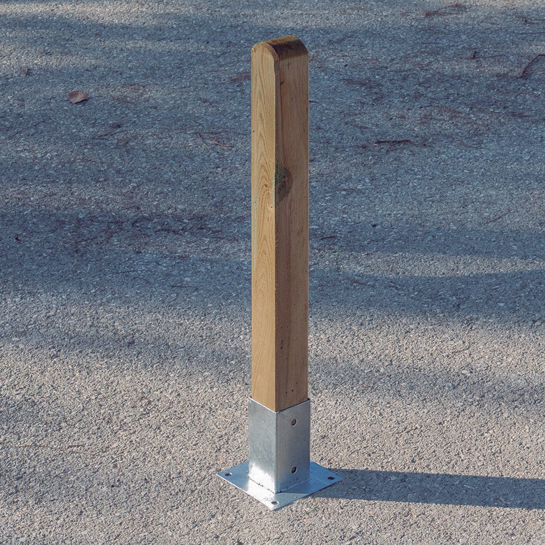 POSTE CUADRADO DE MADERA 9X9X180 CM | Leroy Merlin