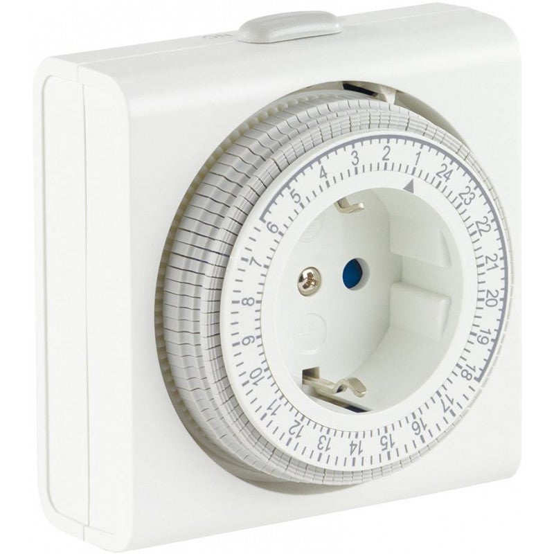 REV Ritter 0025020109 - Timer da giorno meccanico, colore: bianco ...