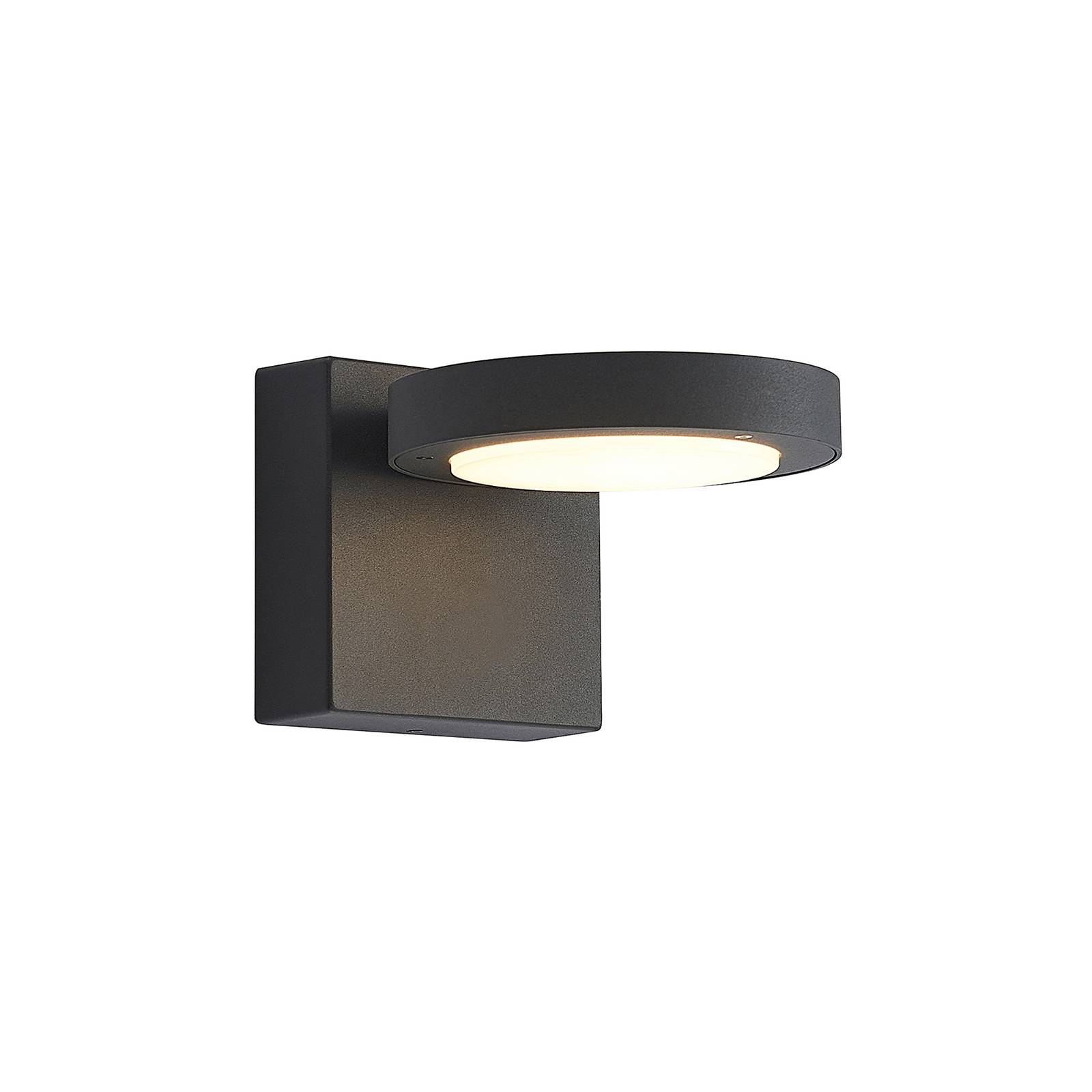 Lucande, applique d'extérieur LED Belna, métal, IP65, anthracite ...