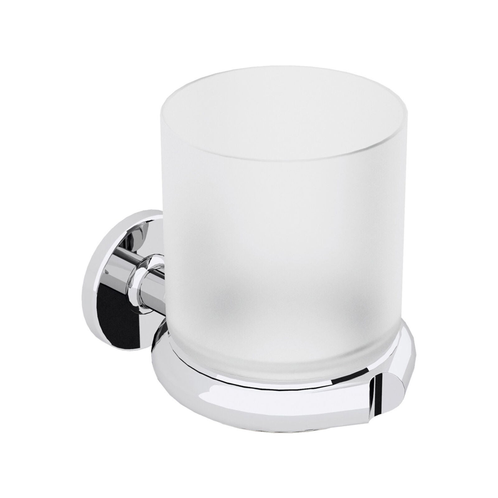 Lineabeta - Gobelet à brosse à dents mural en laiton chromé/satiné ...