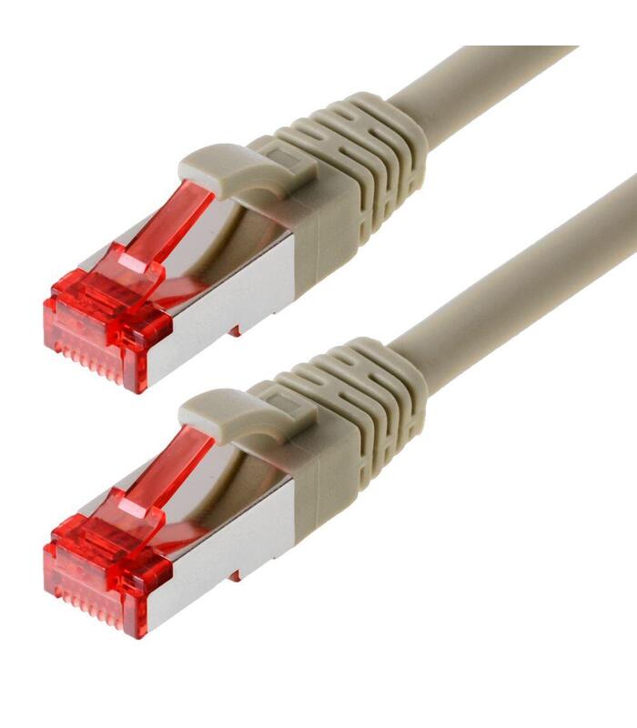 Helos c ble r seau s/ftp cat 6 gris 15,0m | Leroy Merlin