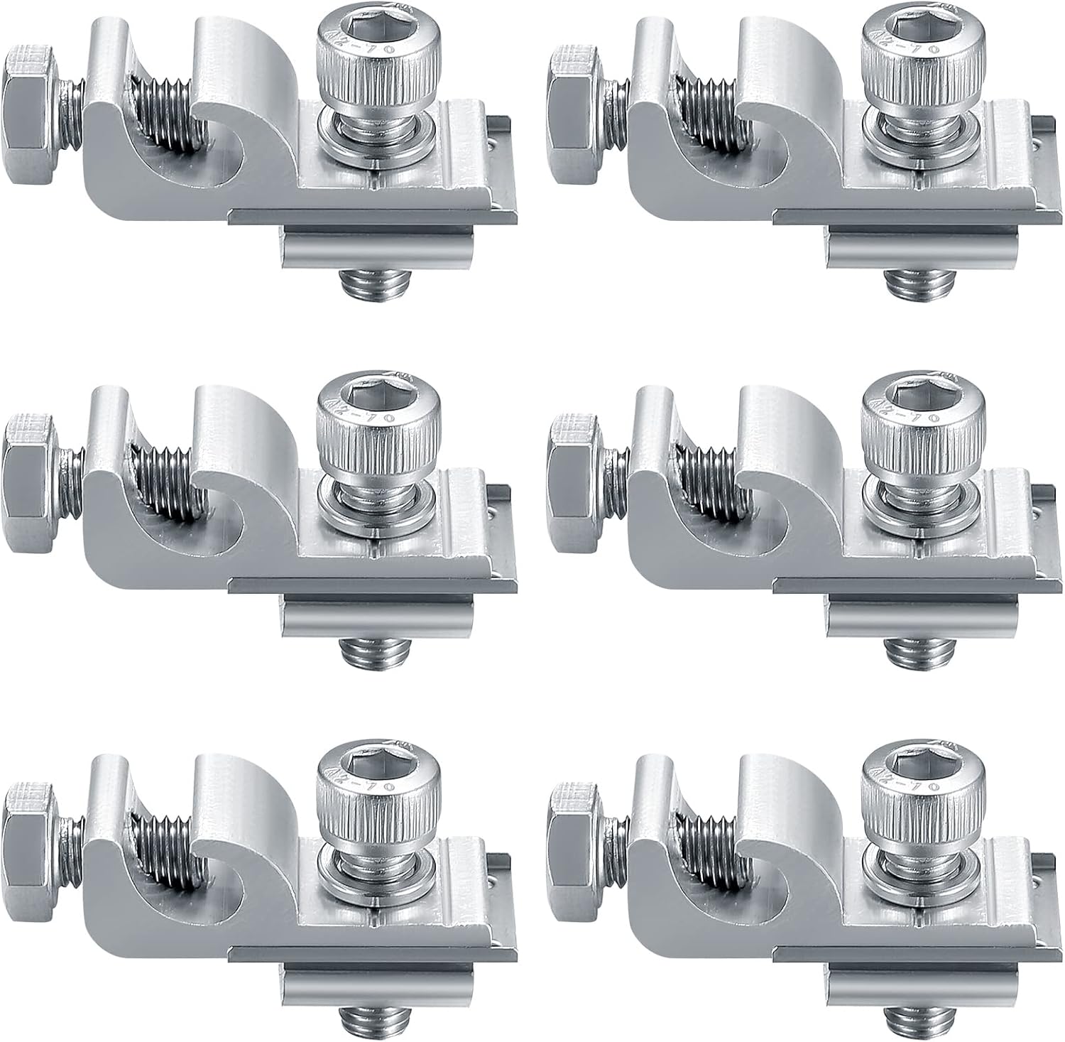 Clips de conexión a tierra para paneles solares, kit de fijación para ...