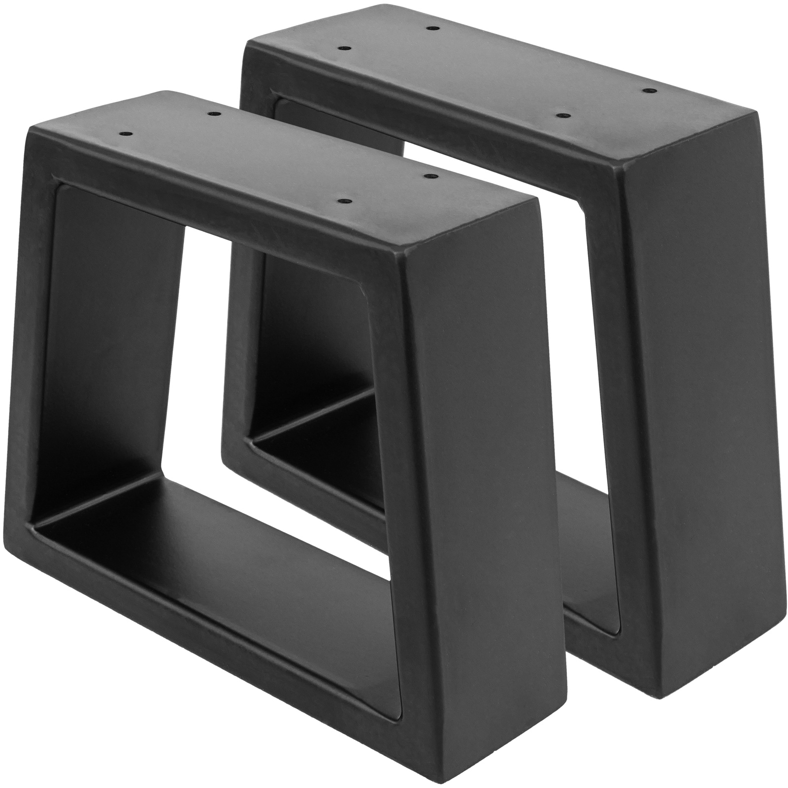 Lot de 2 pieds de meuble rectangulaires noirs pour table de chevet 250 x 80 x 200 mm | Leroy Merlin