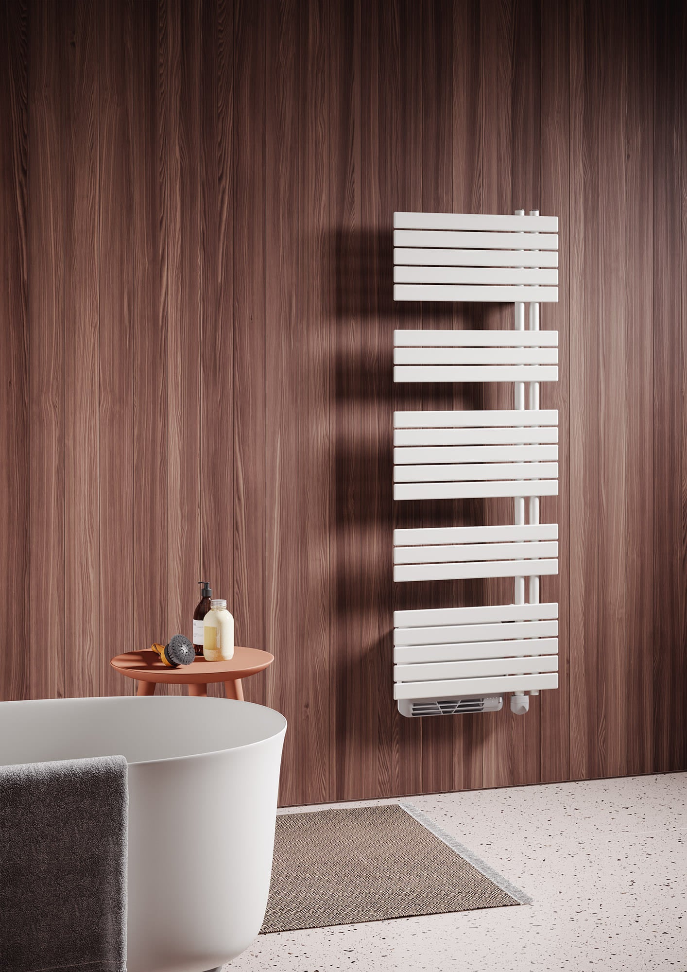 IRSAP - SOUL BOOSTER sèche-serviettes elec + soufflant 750W blanc ...