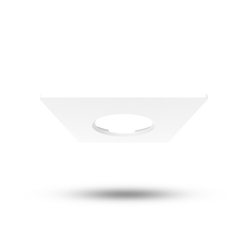 Collerette Carrée Fixe – Blanc – 82x82mm – Pour Spot ÉCLAT II – PC ...