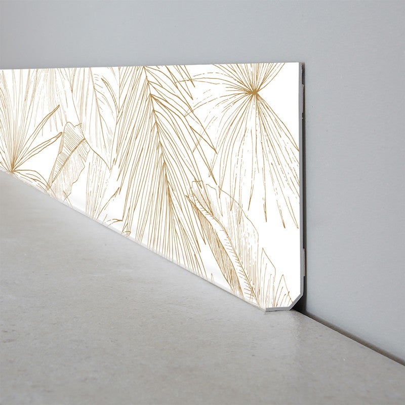 Plinthes PVC adhésives décoratives pour sol - Lot de 10 - 100x8 cm (10m ...