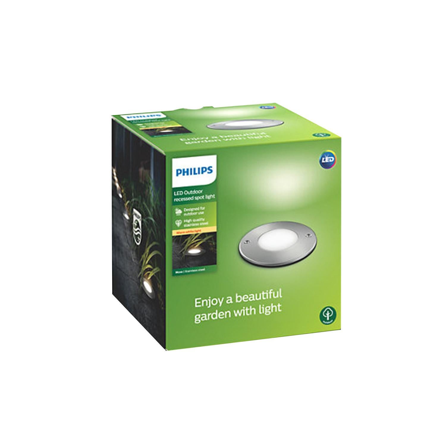 Spot LED Encastrable au Sol LED Moss 3W IP67, 3000K Blanc chaud | Leroy ...