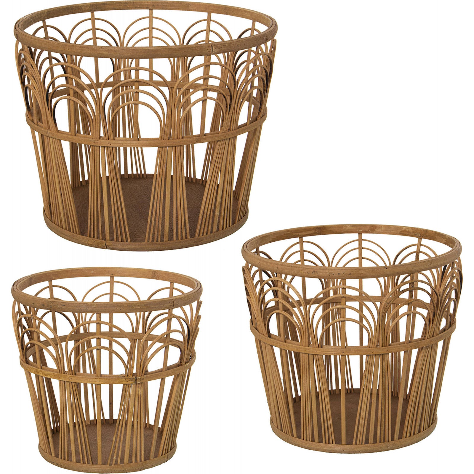 Cache-pot osier élégant pour style naturel et raffiné 39 x 39 x 30 cm ...