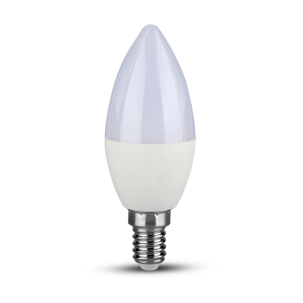 Bombilla LED 5.5W E14 Vela 6 UDS/PACK VT-2246 - 6400K | Leroy Merlin