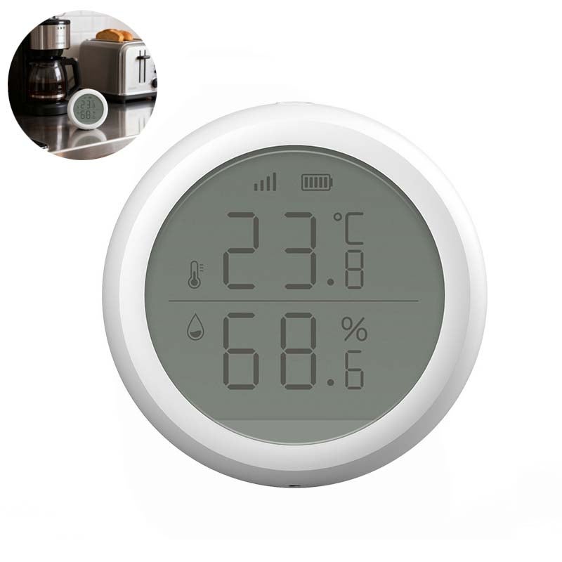 2pcs Capteur Zigbee Température Humidité Sans Fil, Hygromètre ...