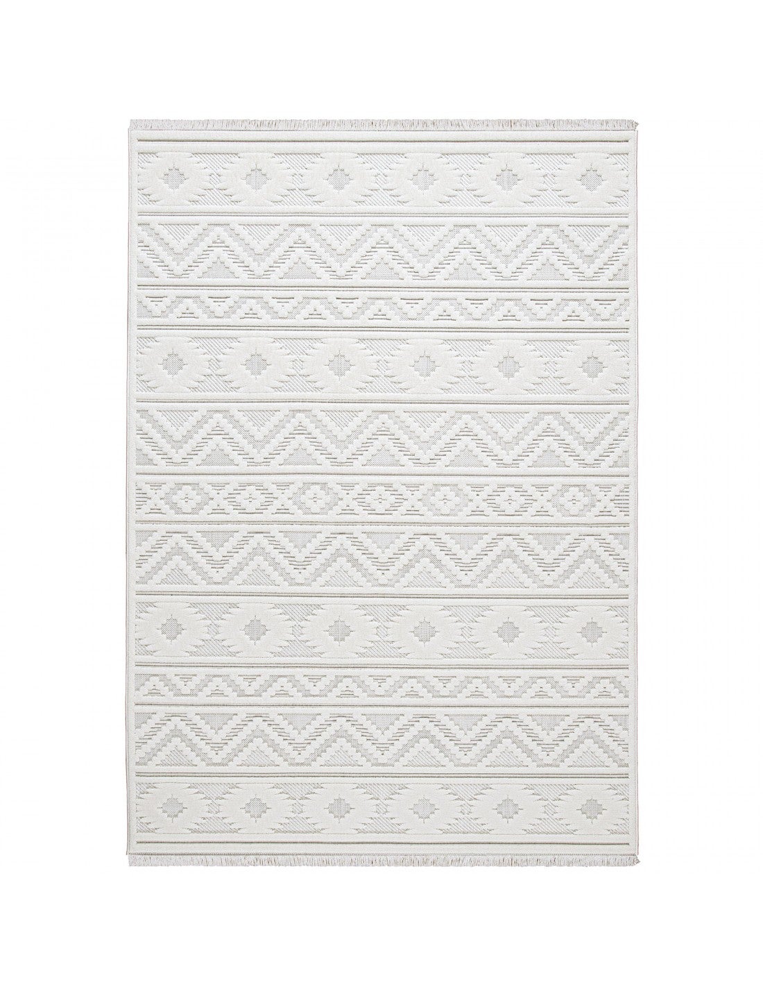 Tapis de salon OSLO Ecru 160x230 | Leroy Merlin