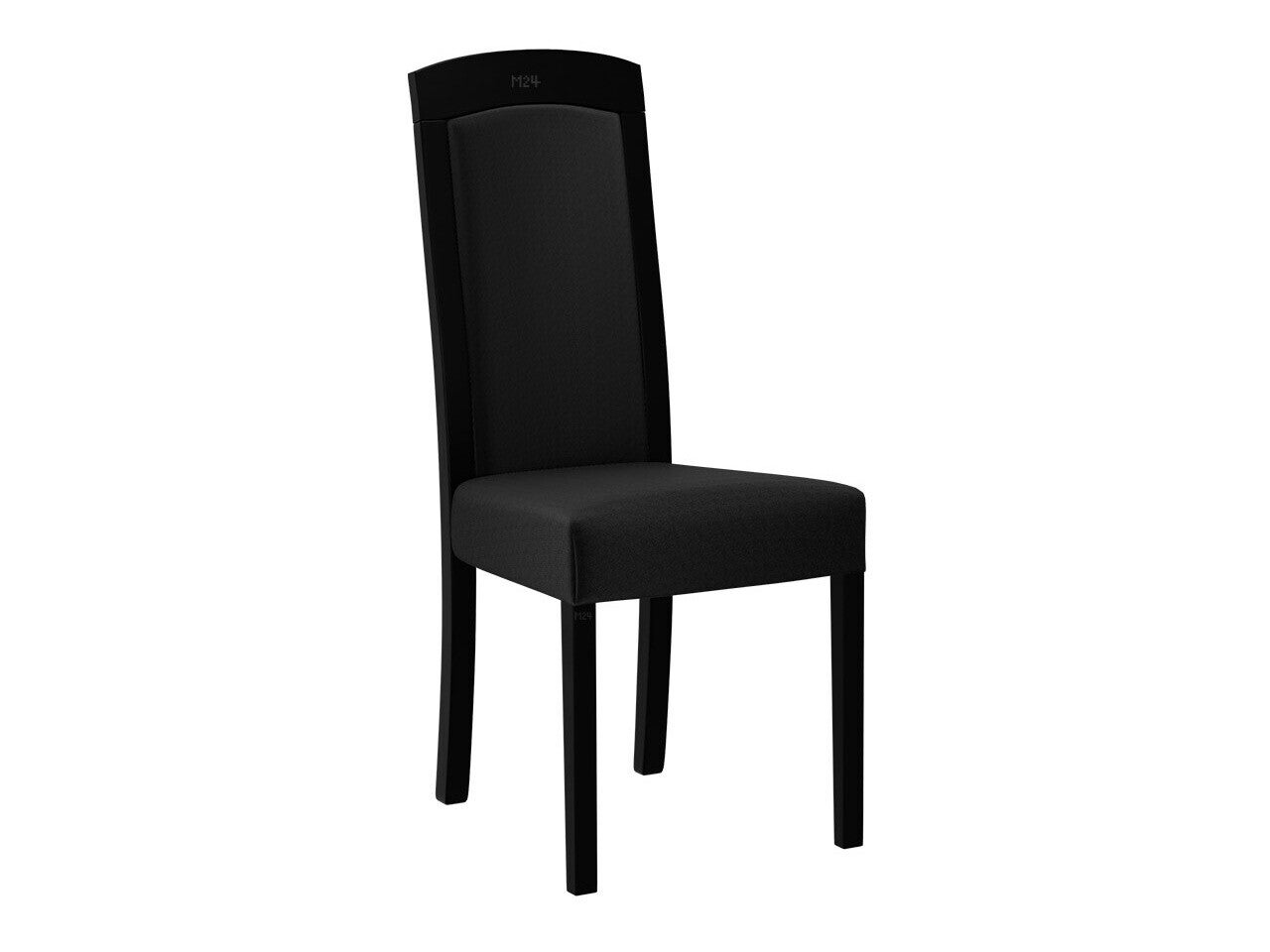 Silla Victorville 345, Negro, 96x45x52cm, Tapiz, De madera, Madera ...