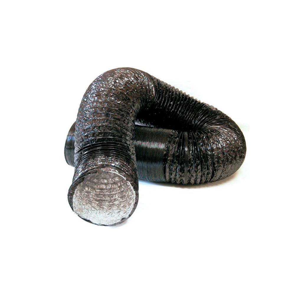 Tubo Flexible Aluminio Pvc Negro Para Ventilacion Y Climatizacion Negro