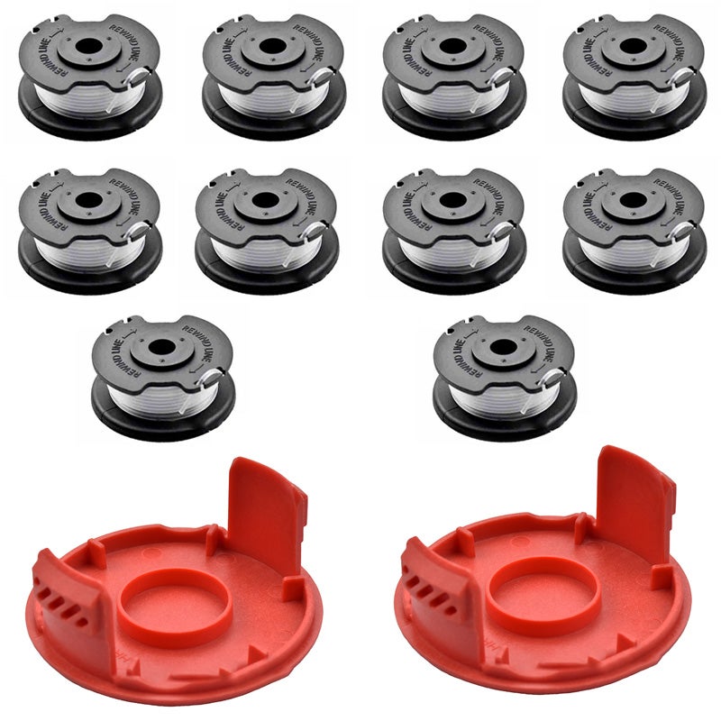 Replacement Spool & Cap Set for Einhell Lawn Trimmer 10-pack | Leroy Merlin
