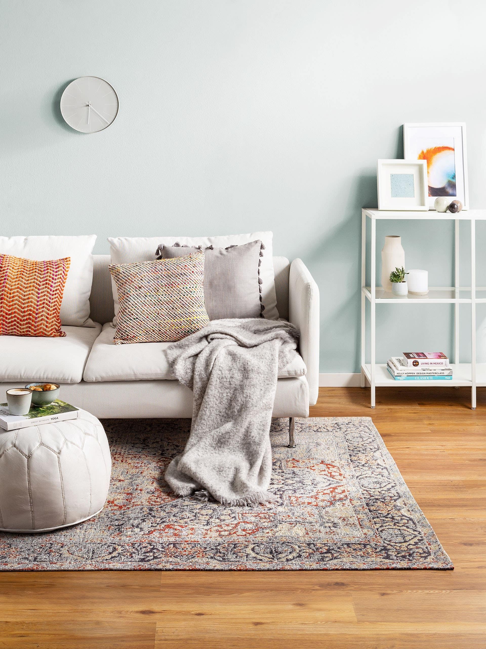 BENUTA - Tapis tissé à plat mauve 230x340 cm | Leroy Merlin