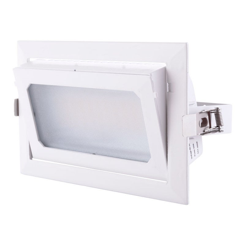 Spot Downlight LED 50W 8000Lm 4000ºK Rectangulaire Orientable 40 000H ...