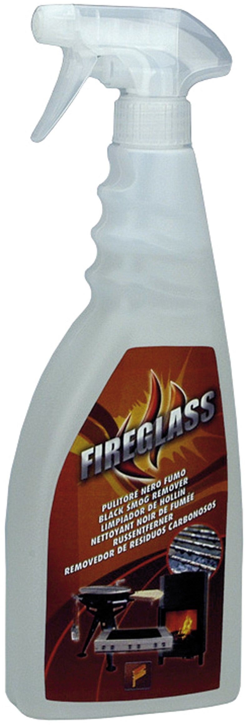 Pulitore Spray per Vetro Fireglass Faren 750 ml - Rimuove Residui e ...