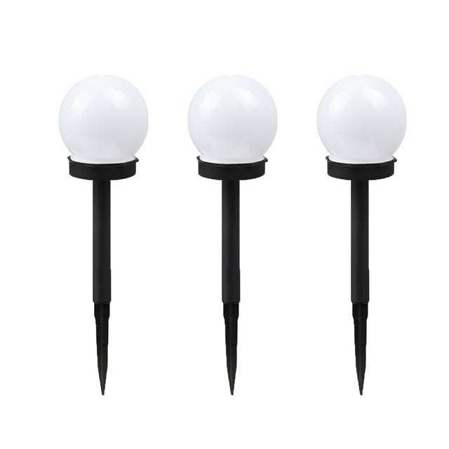 3 PCS Solar LED Garden Light Outdoor Lights Waterproof Landscape Lamp ...