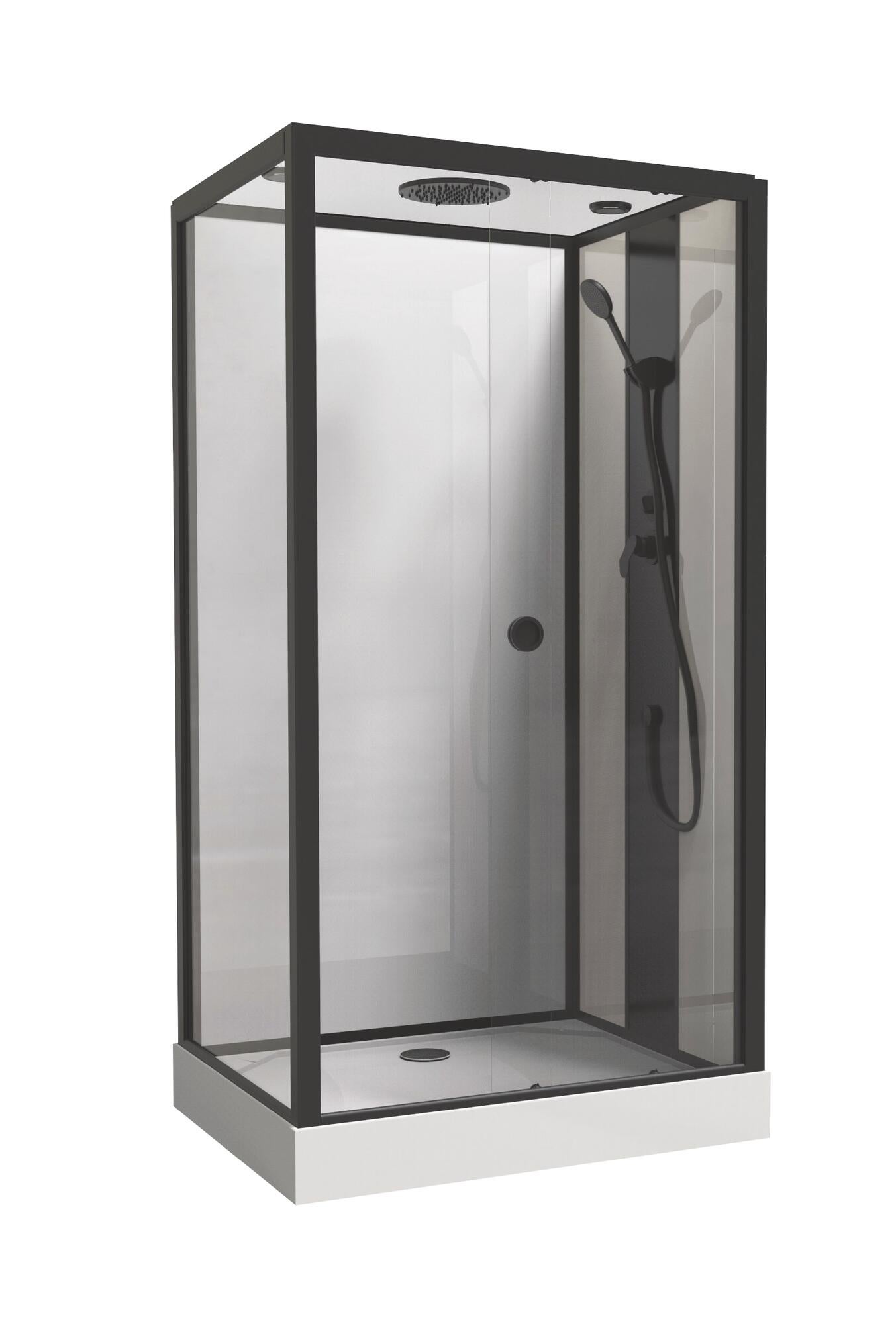 ONDEE - Cabina doccia GONEA, stile industriale e grande soffione ...