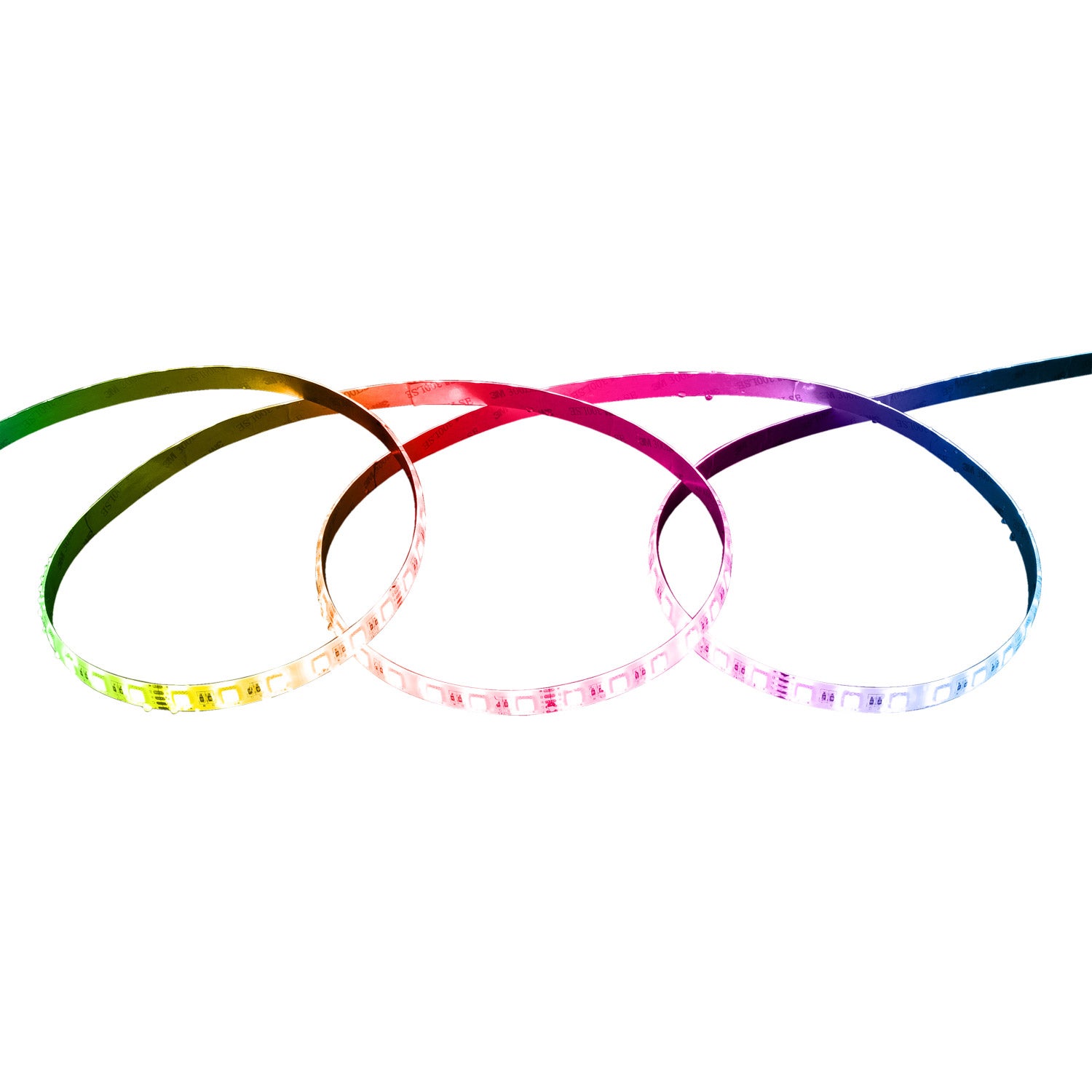 Ruban LED 24V RGBW SMD 60LED/m 5m 12W/m Largeur 12mm Coupe 10cm IP65 ...