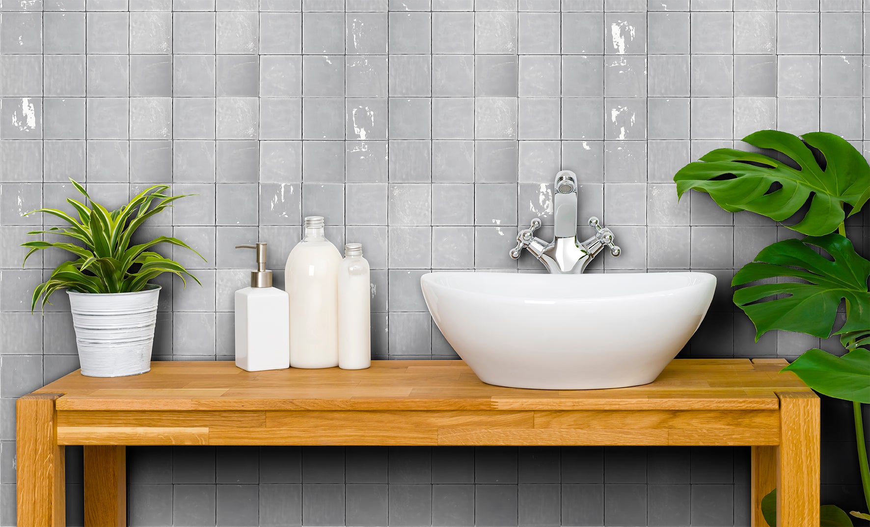 CÉRAMIQUE ESTILKER - CARREAU RAINBOW GRIS MIX 11,5x11,5 DÉTONIFIÉ - PACK 0,794m2 | Leroy Merlin