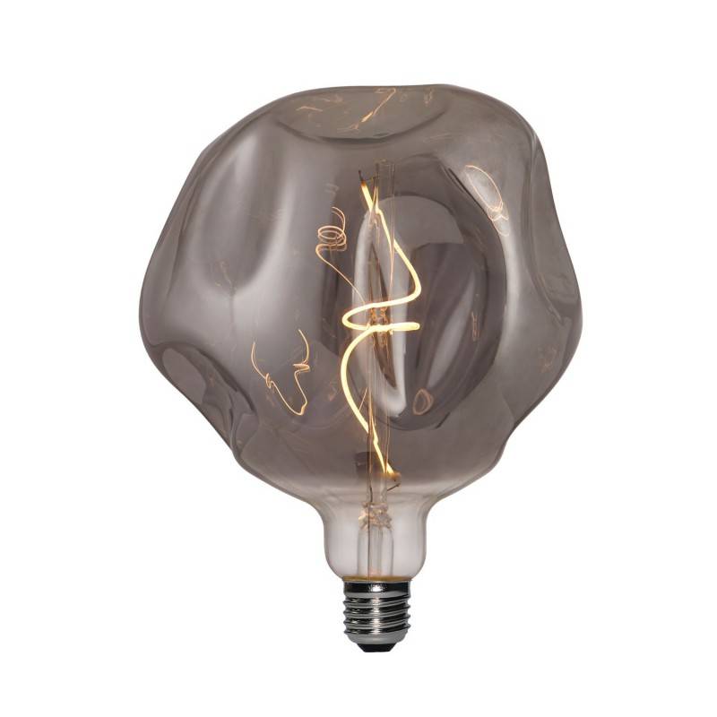 Creative cables - Ampoule LED Globe Smoky Cabossée G180 Filament en ...