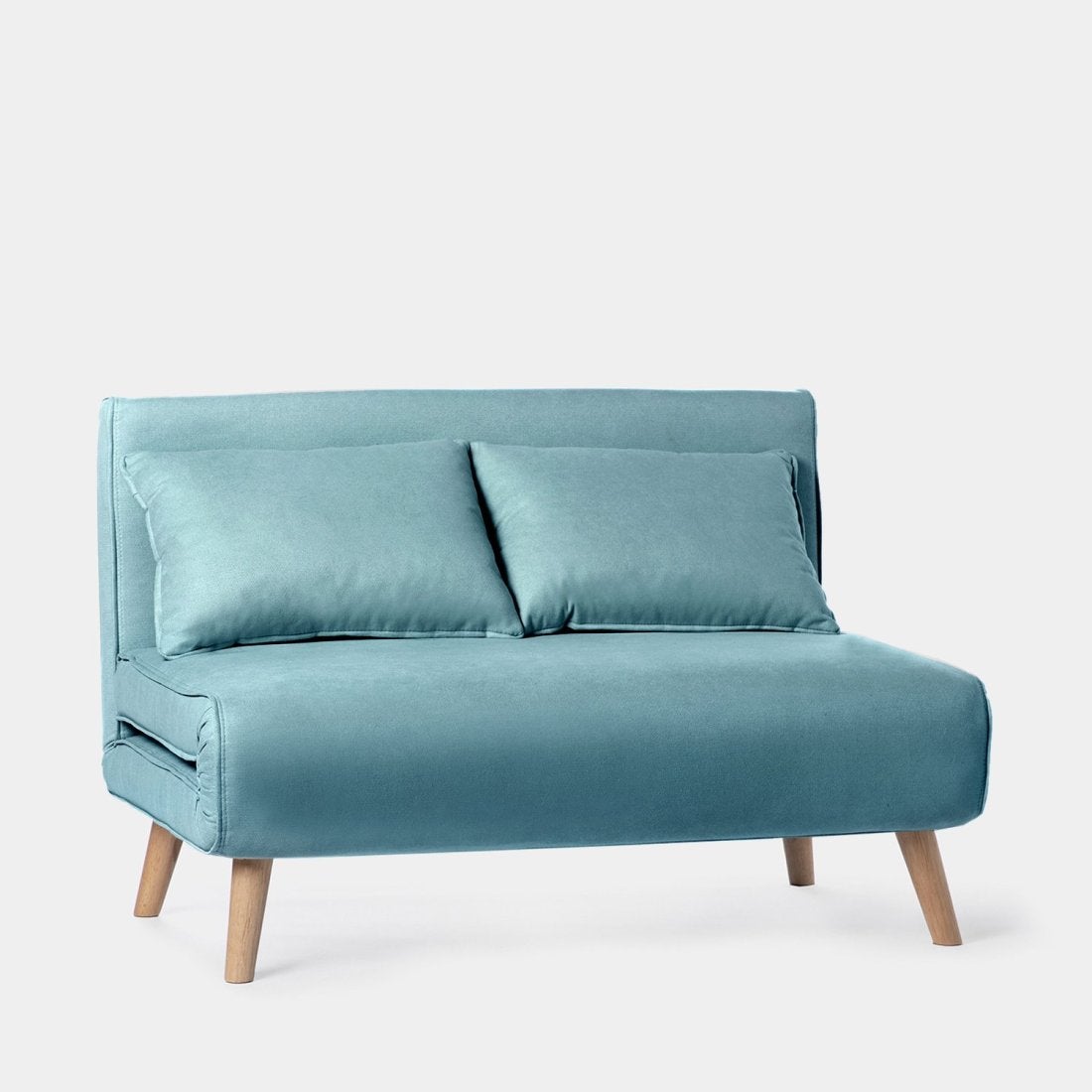 Canapé-lit 2 places bleu Noa | Leroy Merlin
