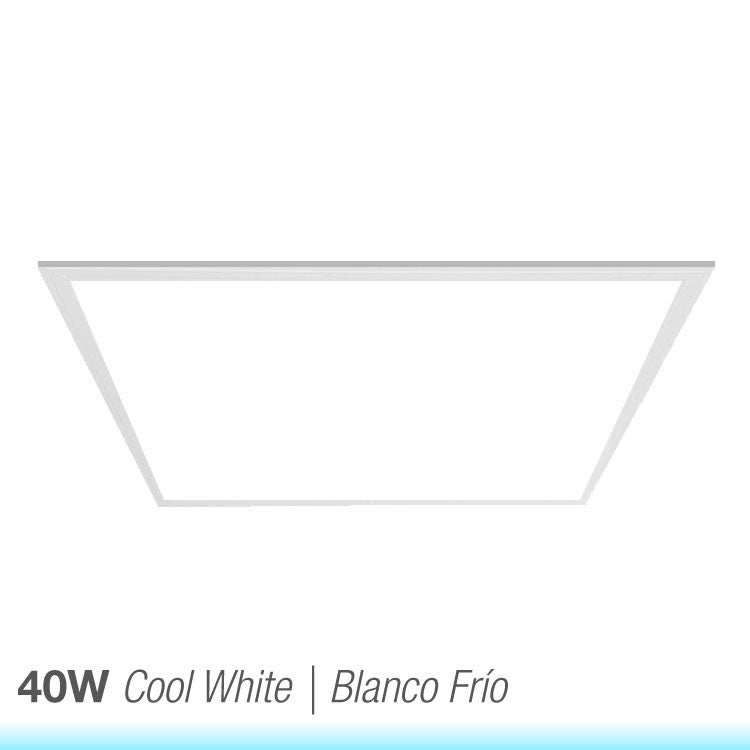 Foco Downlight LED Plafón Cuadrado, 40W 3800lm, 60x60cm de empotrar ...