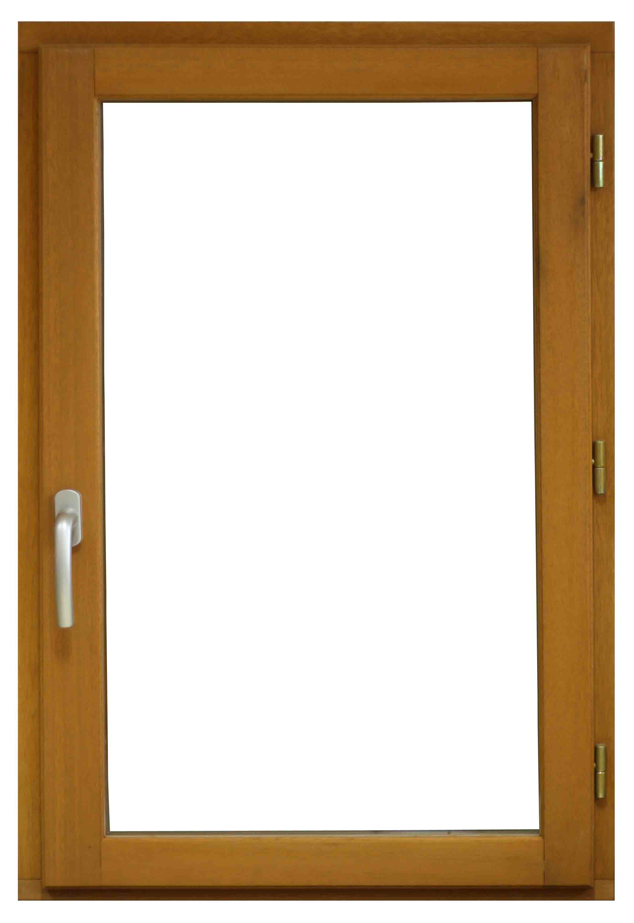 Finestra a battente singolo in legno Altezza 75 X Larghezza 60 Tiraggio ...