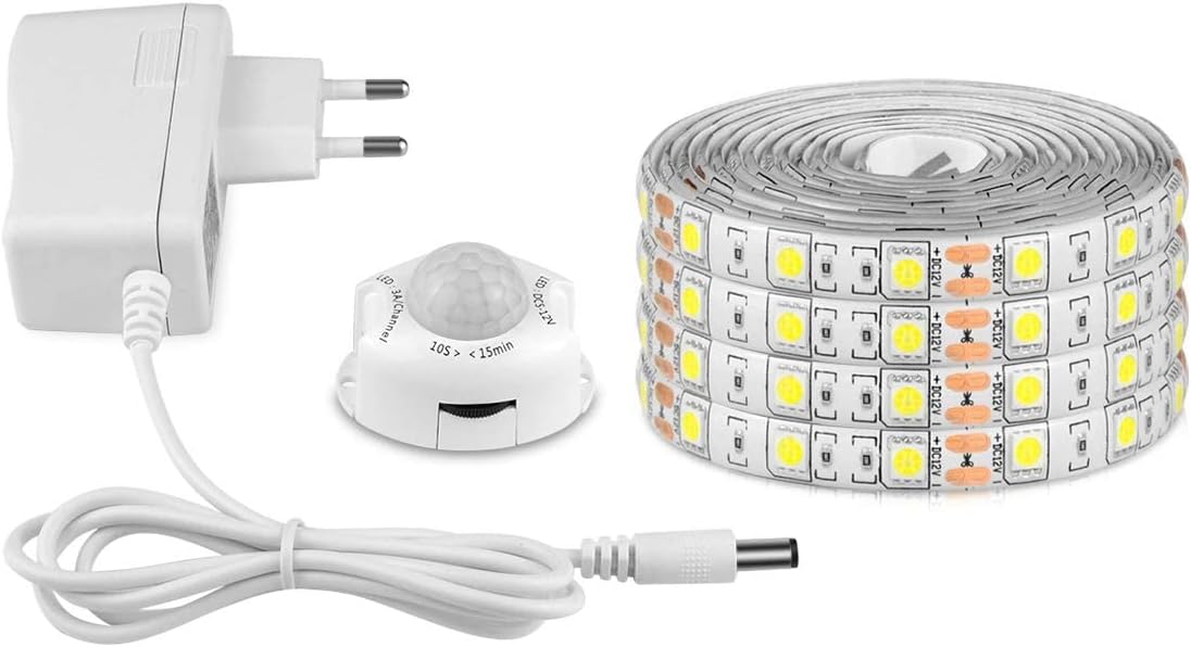 Ruban Led Avec Détecteur De Mouvements, Bande Led Flexible Autocollante ...