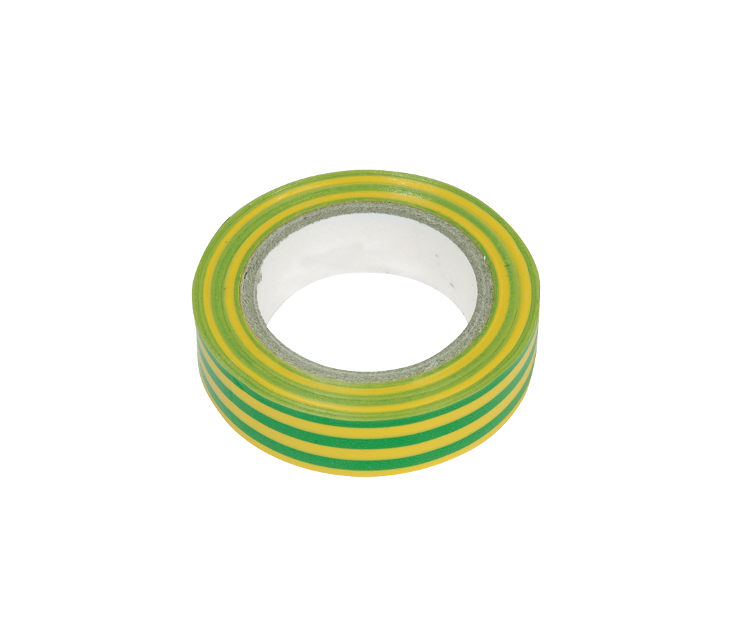 RUBAN DE REPERAGE 10M LARGEUR 15MM JAUNE/VERT | Bricoman