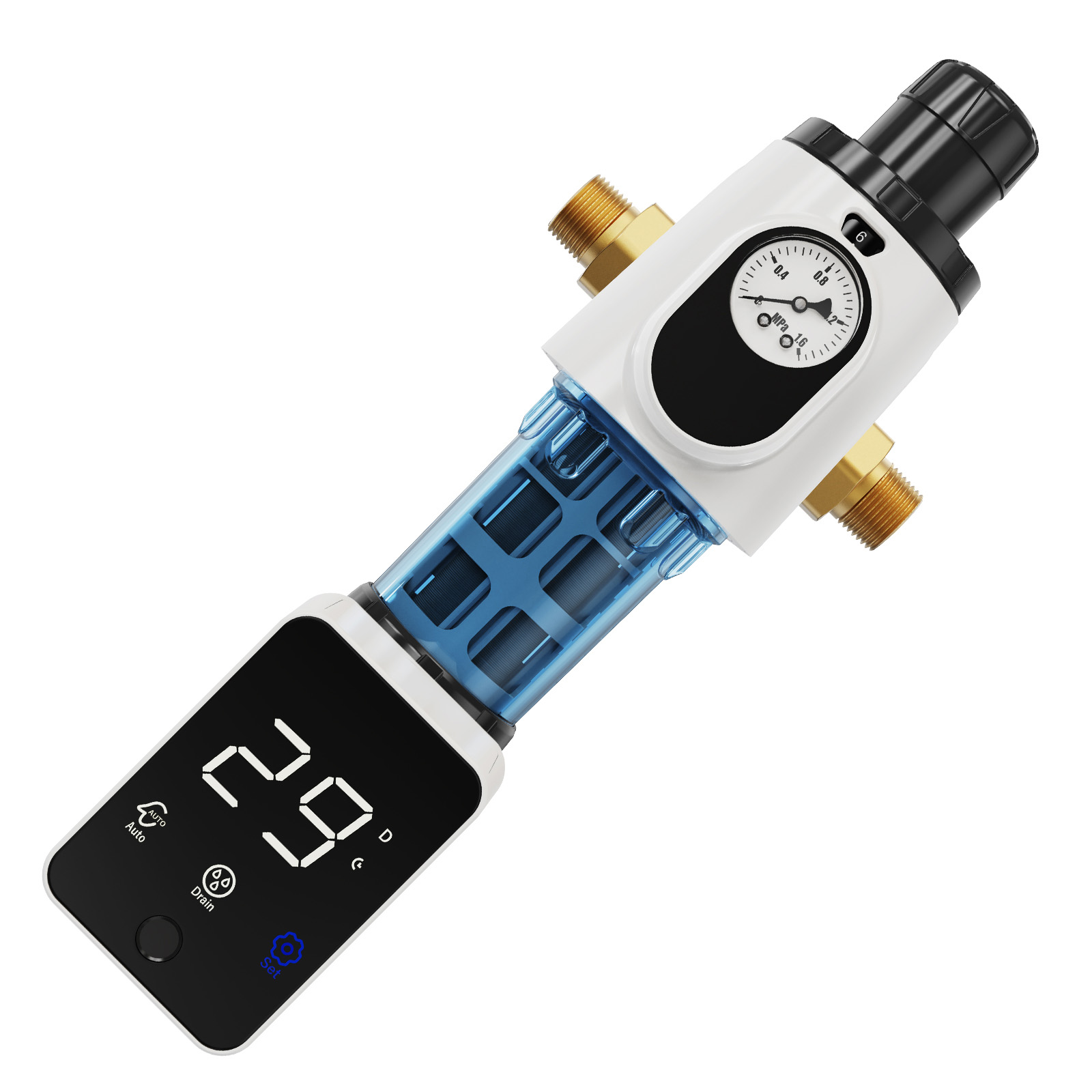 Filtre rotatif 40 microns SucceBuy pour eau de puits, système de ...