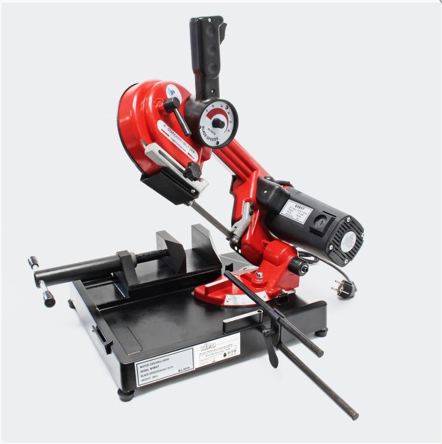Scie À Ruban Mobile Pour Métaux 1500w Profondeur De Coupe 105mm Lame ...