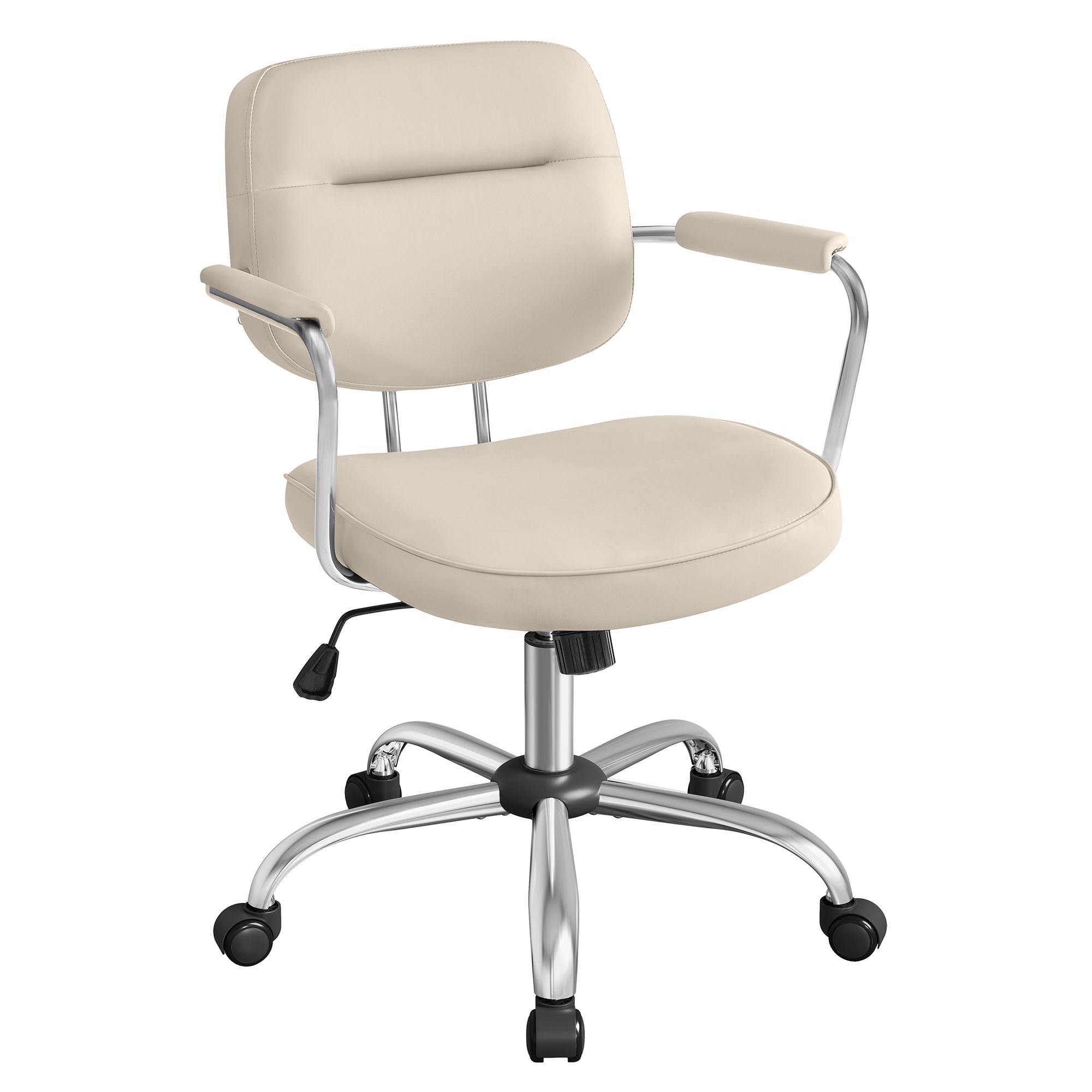 Chaise de Bureau Pivotante, PU, Ergonomique, Structure des Accoudoirs ... Chaise de Bureau Pivotante, PU, Ergonomique, Structure des Accoudoirs ...
