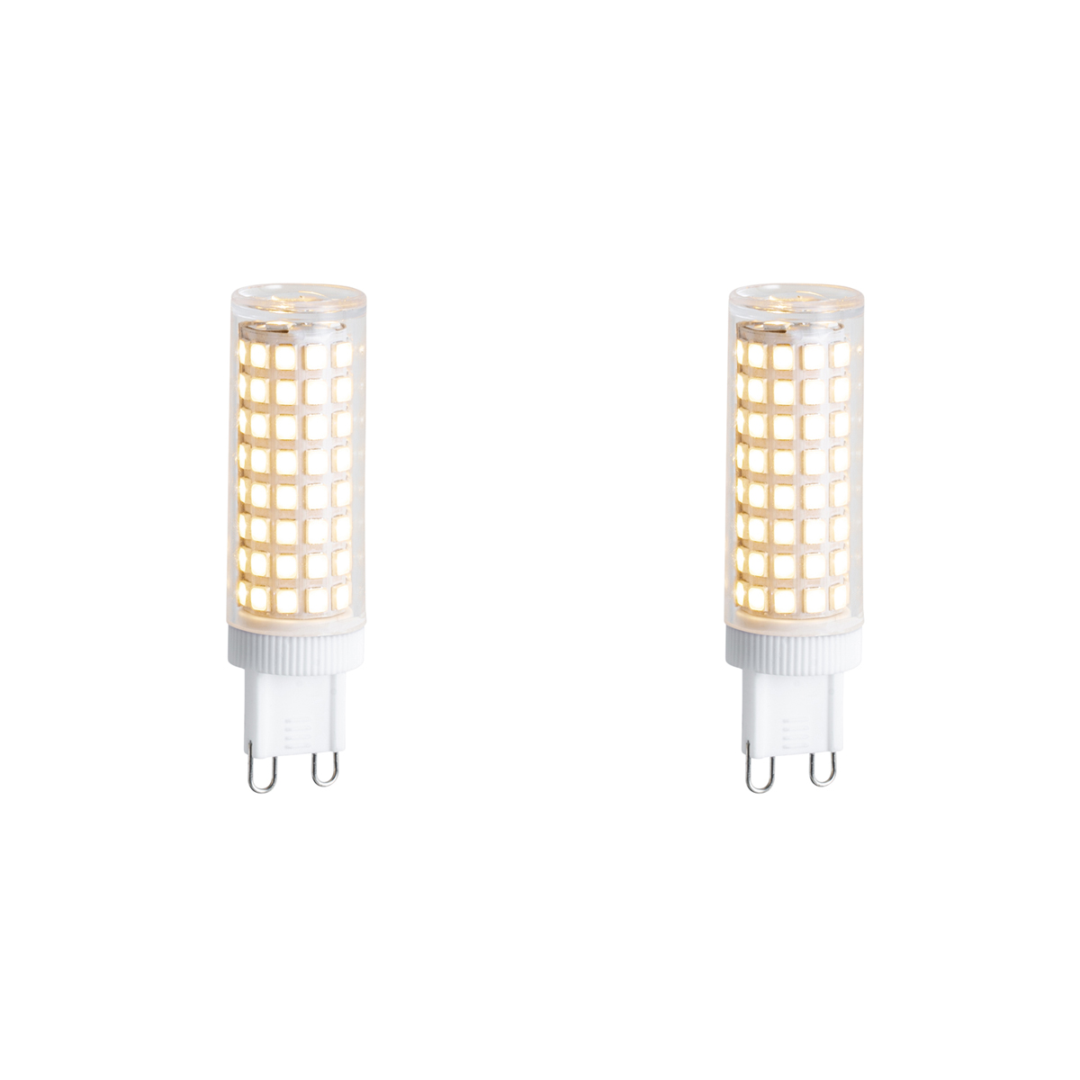 Juego de 2 bombillas LED G9 regulables 5,5W 500 lm 2700K | Leroy Merlin