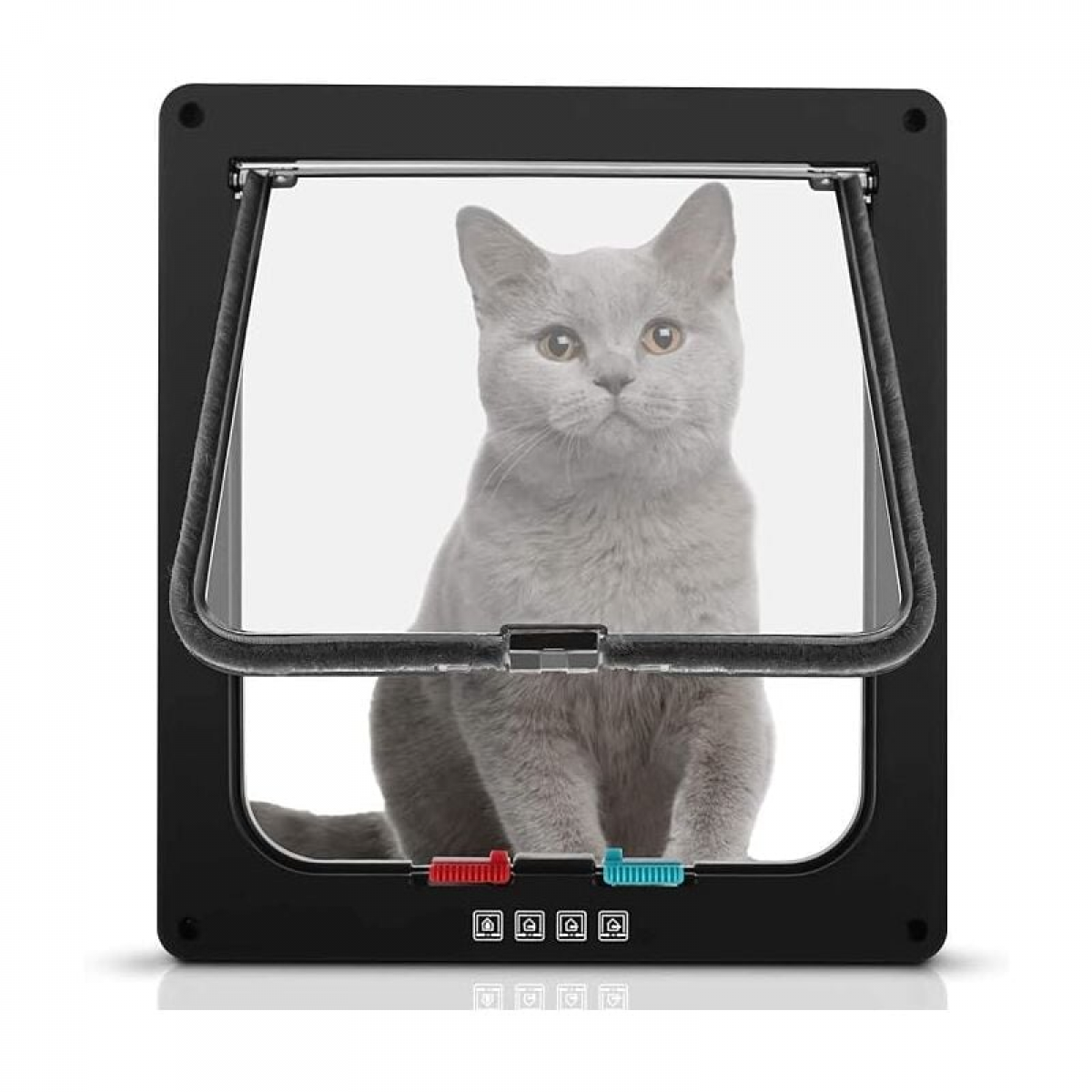 Chatière magnétique - Convient à la plupart des chats et petits chiens ...
