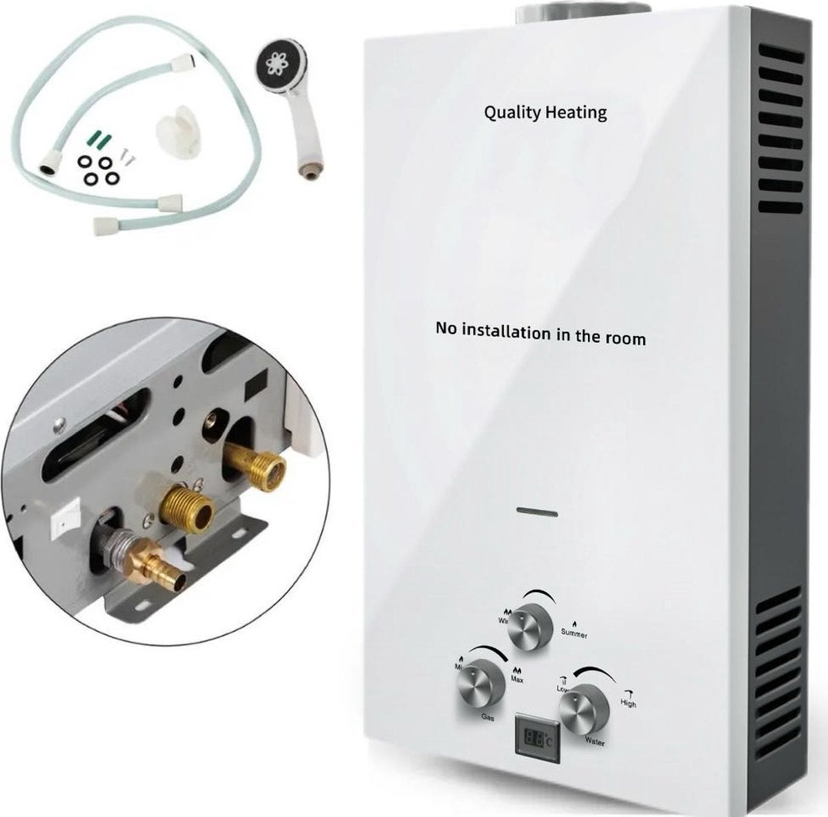 Quality Heating Propane Boiler 12L - GPL Geyser 12 Liter / minute ...