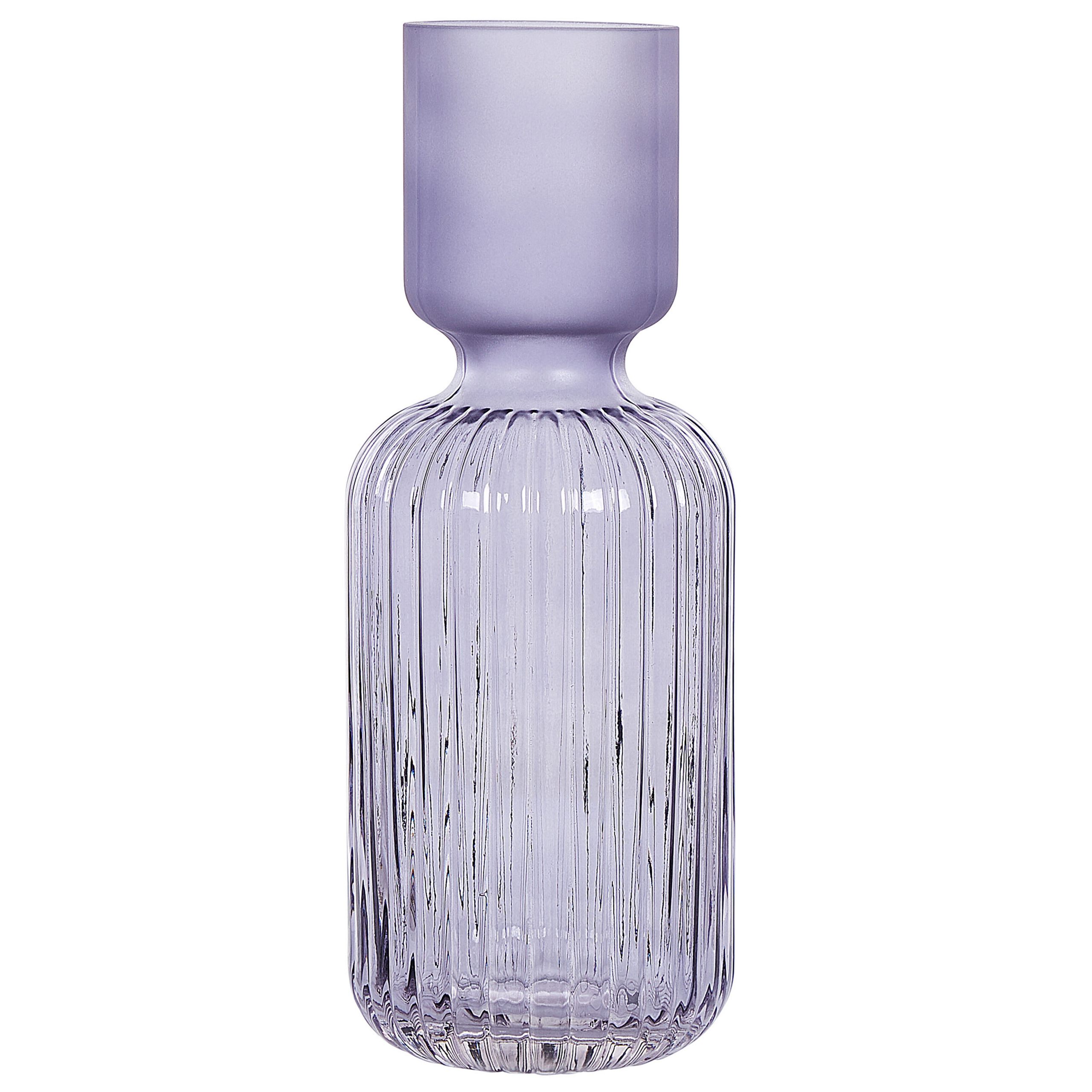 Vase à fleurs TRAGANA Verre 31 cm Violet | Leroy Merlin