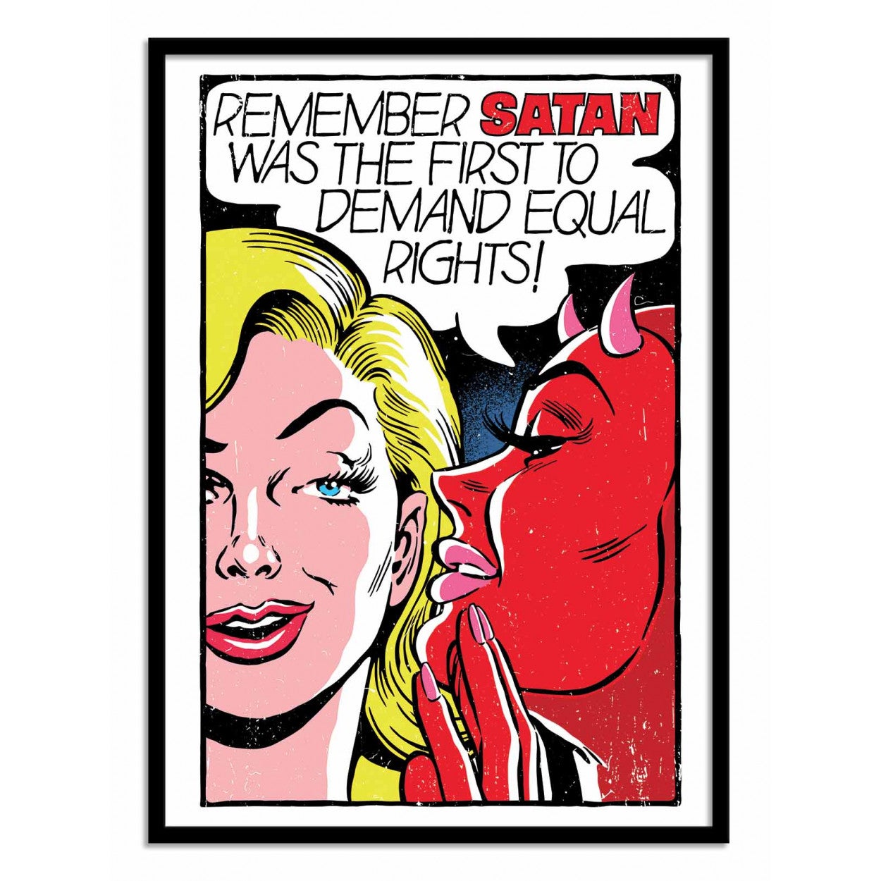 Art-Poster - Remember Satan - Butcher Billy - con marco negro 50 x 70 ...